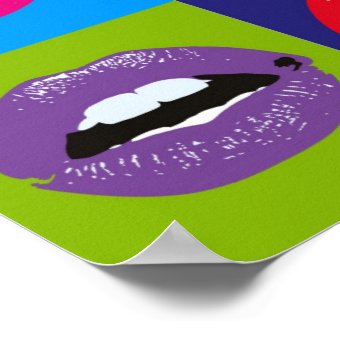 Retro Vintage Elegant Chic Hipster Pop Art Poster | Zazzle