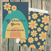 Retro Vintage Graduation Party Invitation | Zazzle