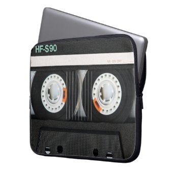 Retro Vintage Tape Cassette Recorder 70s 80s Laptop Sleeve | Zazzle