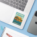 Retro Vintage Travel Alcatraz Island San Francisco Sticker | Zazzle