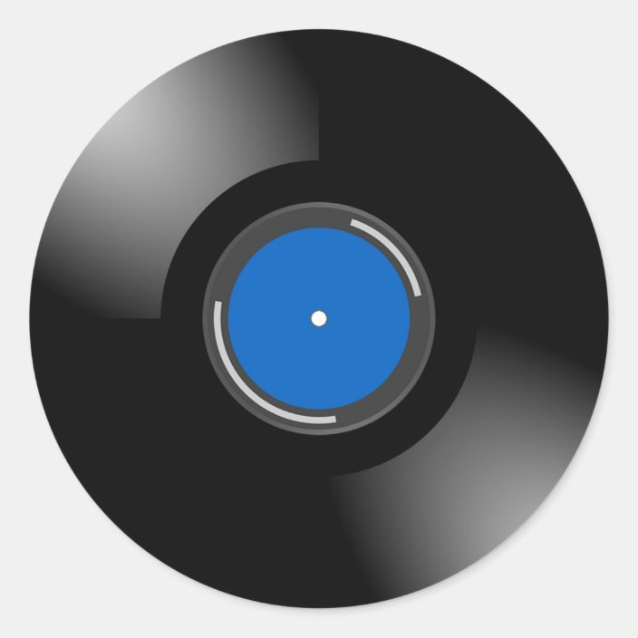 Retro Vinyl Album Record Stickers | Zazzle.com