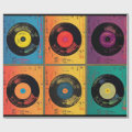 Retro Vinyl Record Album 60s 70s Wrapping Paper | Zazzle