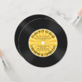 Retro Vinyl Record Birthday Party Invitation | Zazzle