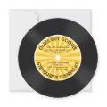 Retro Vinyl Record Birthday Party Invitation | Zazzle