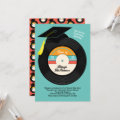 Retro Vinyl Record Graduation Party Invitation | Zazzle