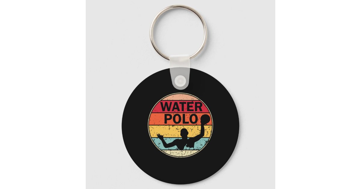 Retro Water Polo - Vintage H2 Polo Waterpolo Keychain | Zazzle