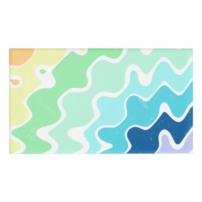 wavy lines pattern name