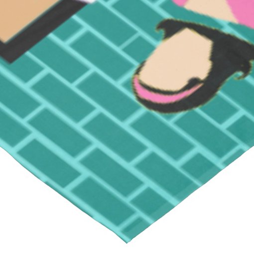 Retro Weekly Women's Card Game Tablecloth | Zazzle