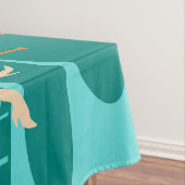 Retro Weekly Women's Card Game Tablecloth | Zazzle
