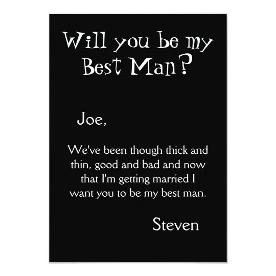 Retro Will You Be My Best Man Invitation | Zazzle.com