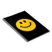 Retro Yellow Happy Face Notebook | Zazzle
