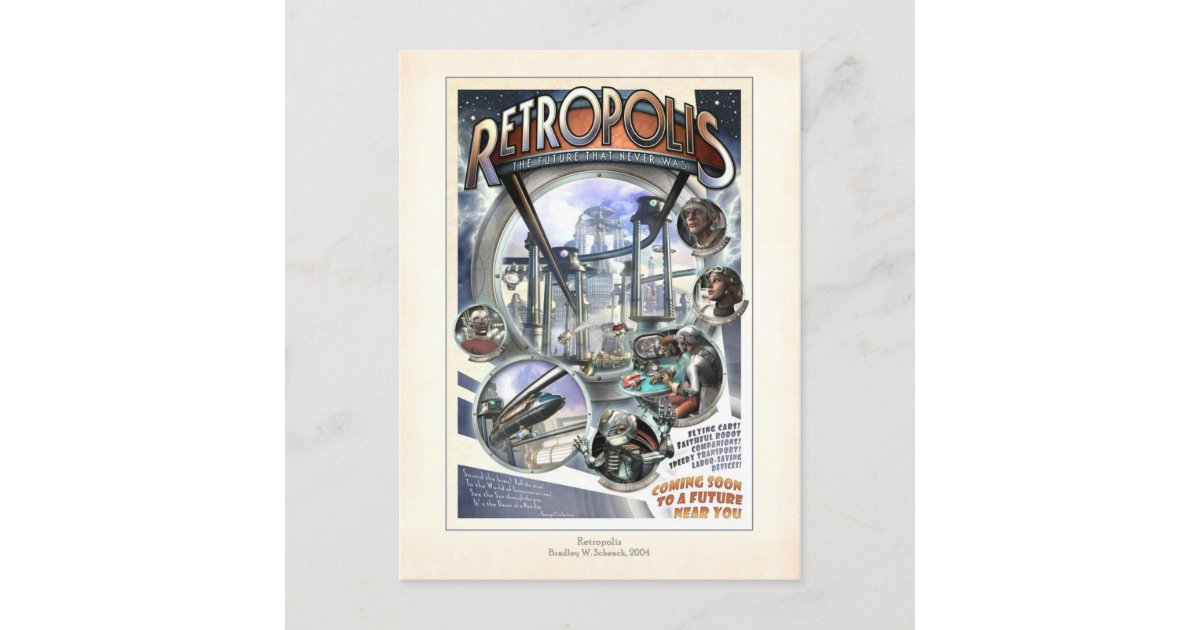 Retropolis Postcard | Zazzle