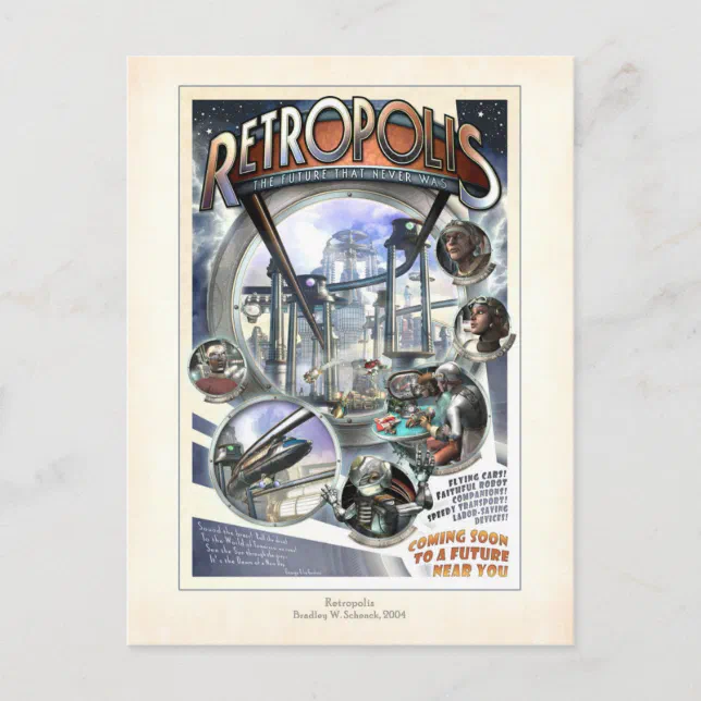 Retropolis Postcard | Zazzle