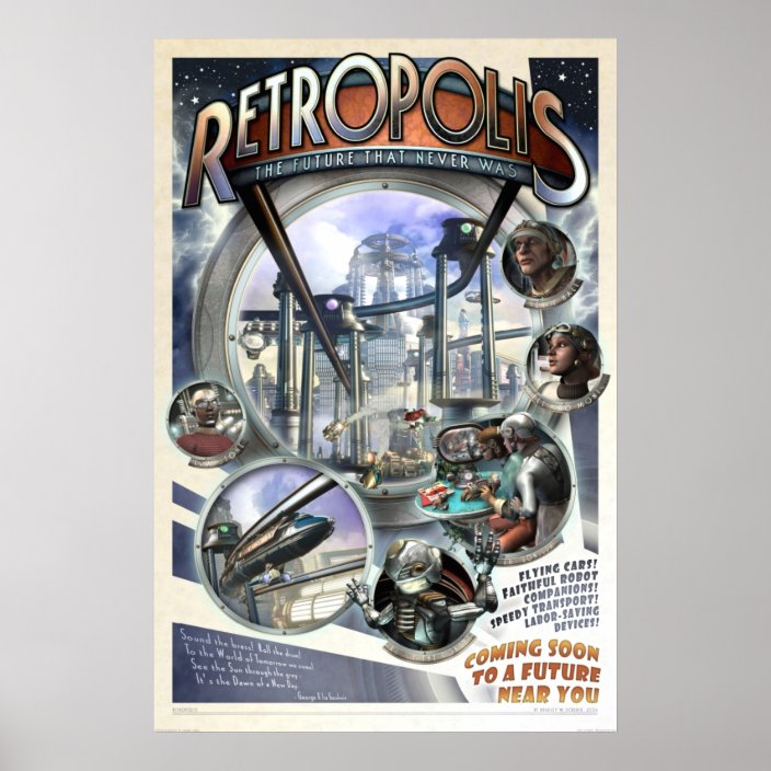 Retropolis poster (20x30") | Zazzle.com