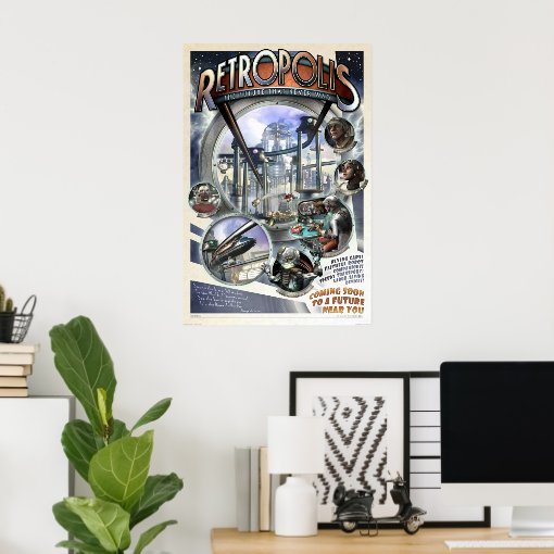 Retropolis poster (20x30") | Zazzle