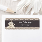 Return Address Coffee House Label | Zazzle