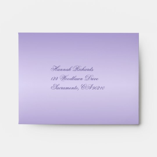 Return Address Envelope for Reply Card | Zazzle.com