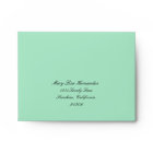 Return Address Envelope for RSVP | Zazzle
