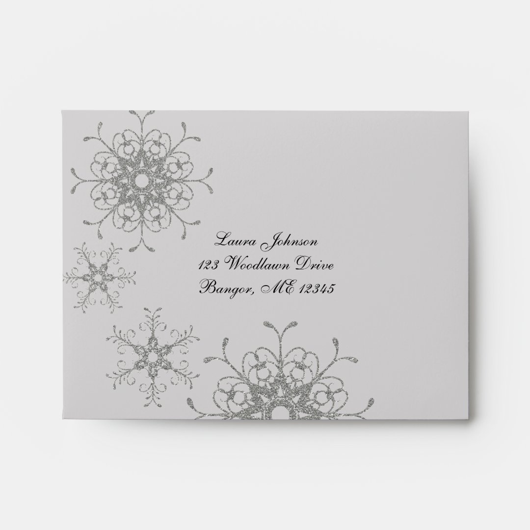 Return Address Envelope for RSVP Card | Zazzle