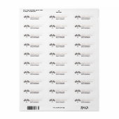 Return Address Label Two Fast Race Car Birthday | Zazzle