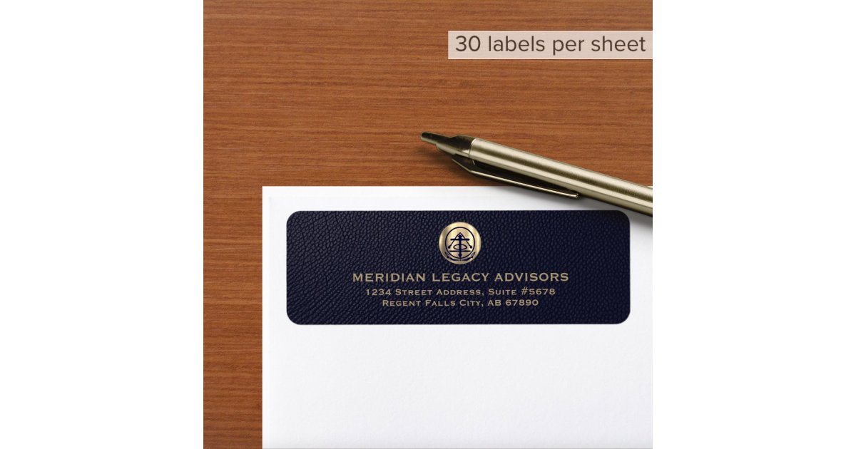 Return Address Labels for Business with Logo | Zazzle