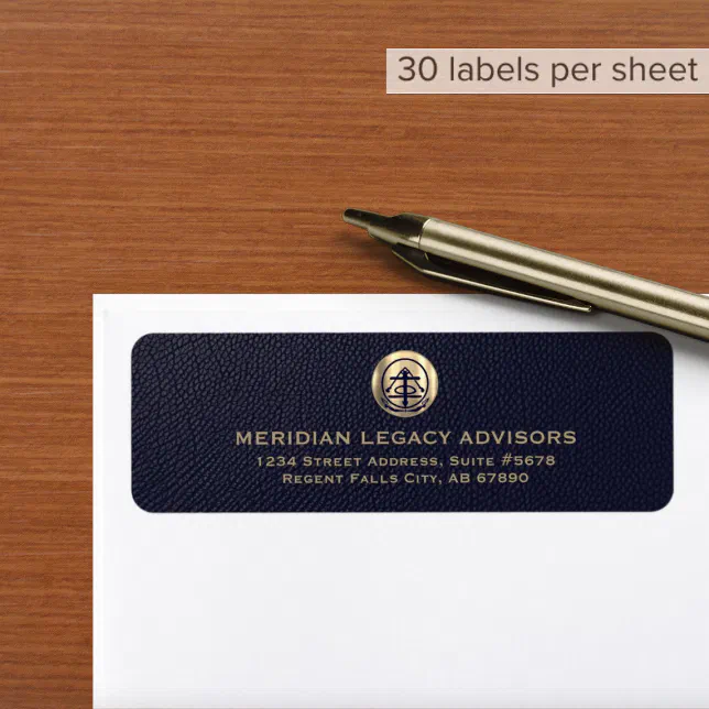 Return Address Labels for Business with Logo | Zazzle