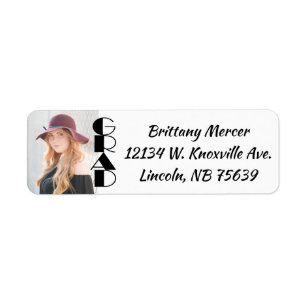 College Return Address Labels | Zazzle