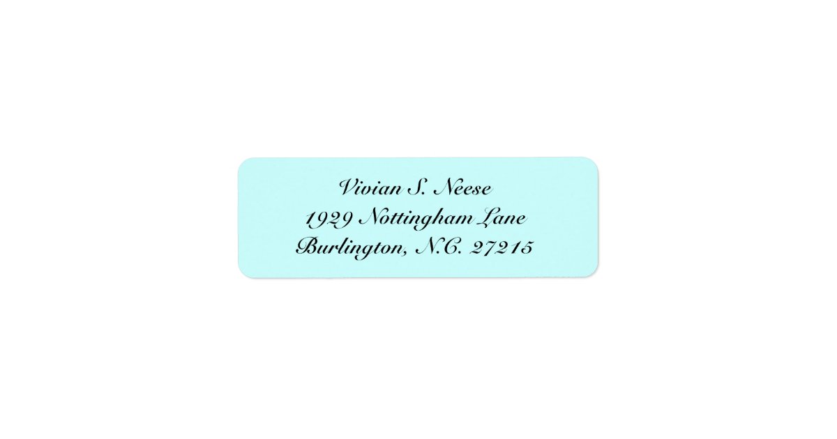 return address lable label | Zazzle