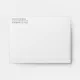 Return Address Simple Classic White Left Aligned Envelope | Zazzle