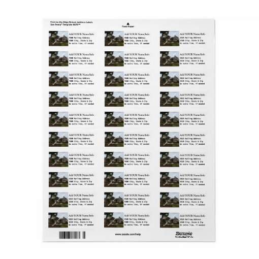 Return Mailing Address Labels, for envelopes Label | Zazzle