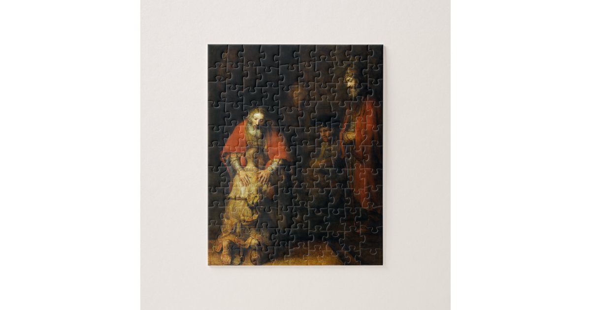 Return of the Prodigal Son by Rembrandt Jigsaw Puzzle | Zazzle