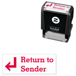 "Return to Sender" Rubber Stamp | Zazzle