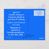 Reunion card-customize postcard | Zazzle