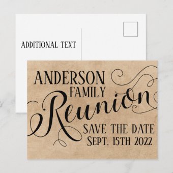 Reunion card design | Zazzle