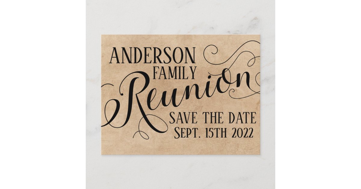Reunion card design | Zazzle