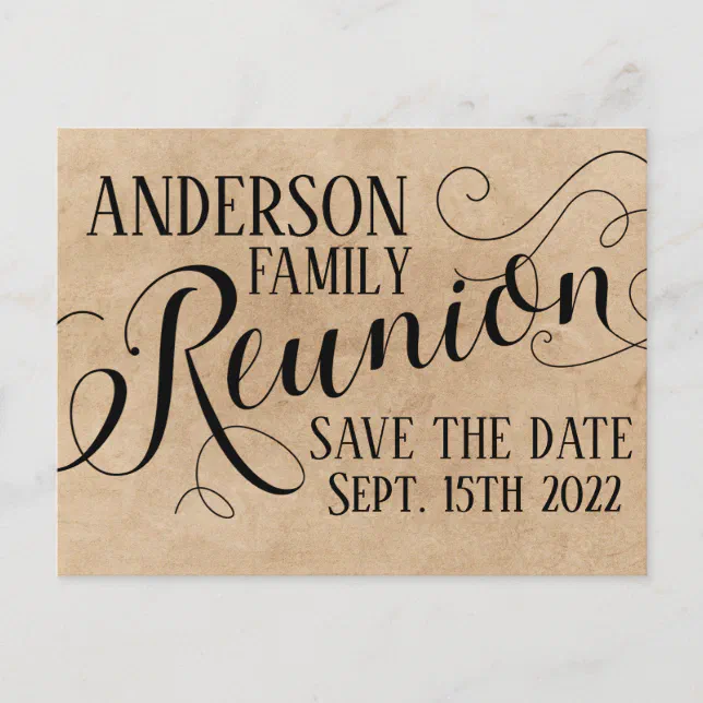 Reunion card design | Zazzle