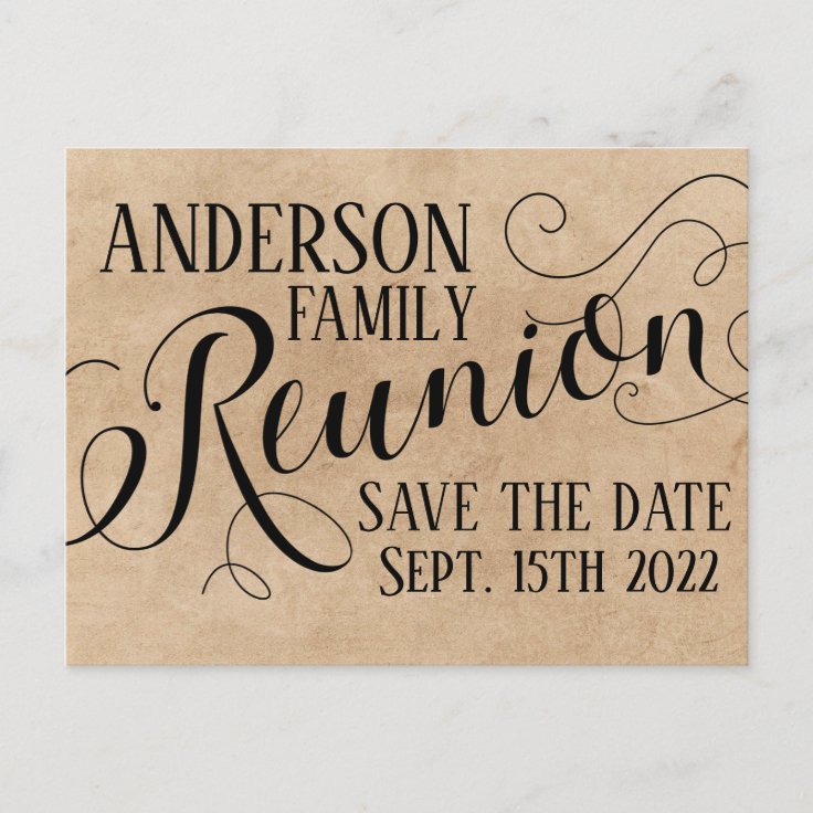 Reunion card design | Zazzle