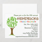 Reunion design for families invitation | Zazzle