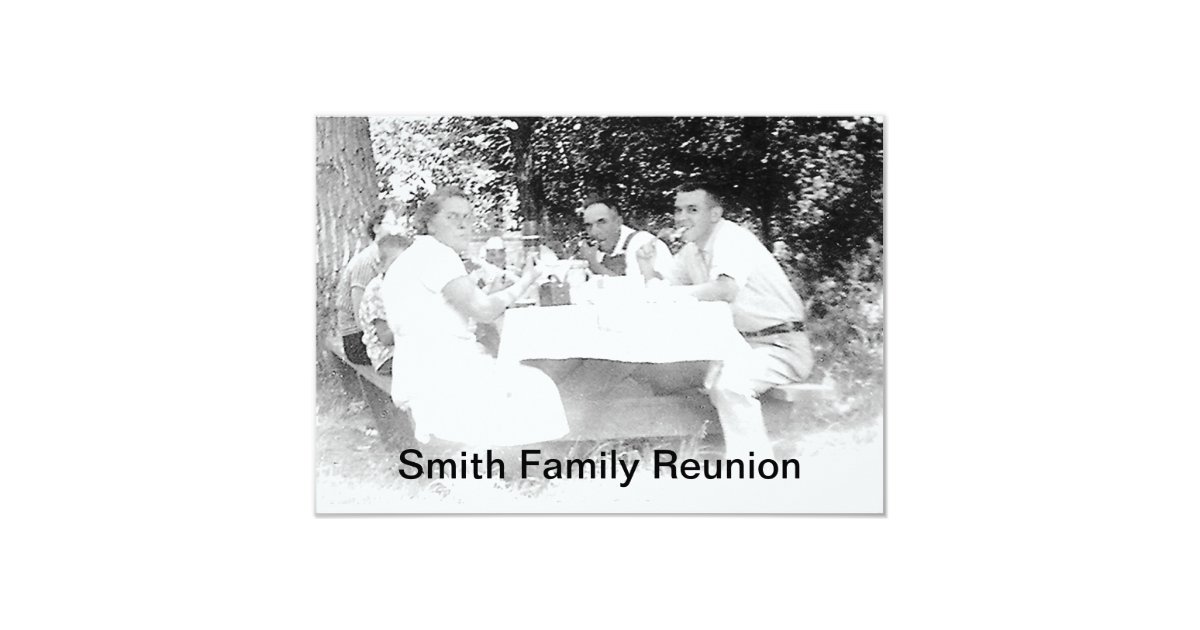 Reunion Dinner Picture Invitation | Zazzle.com