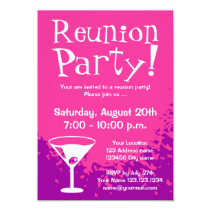 Class Reunion Invitations | Zazzle