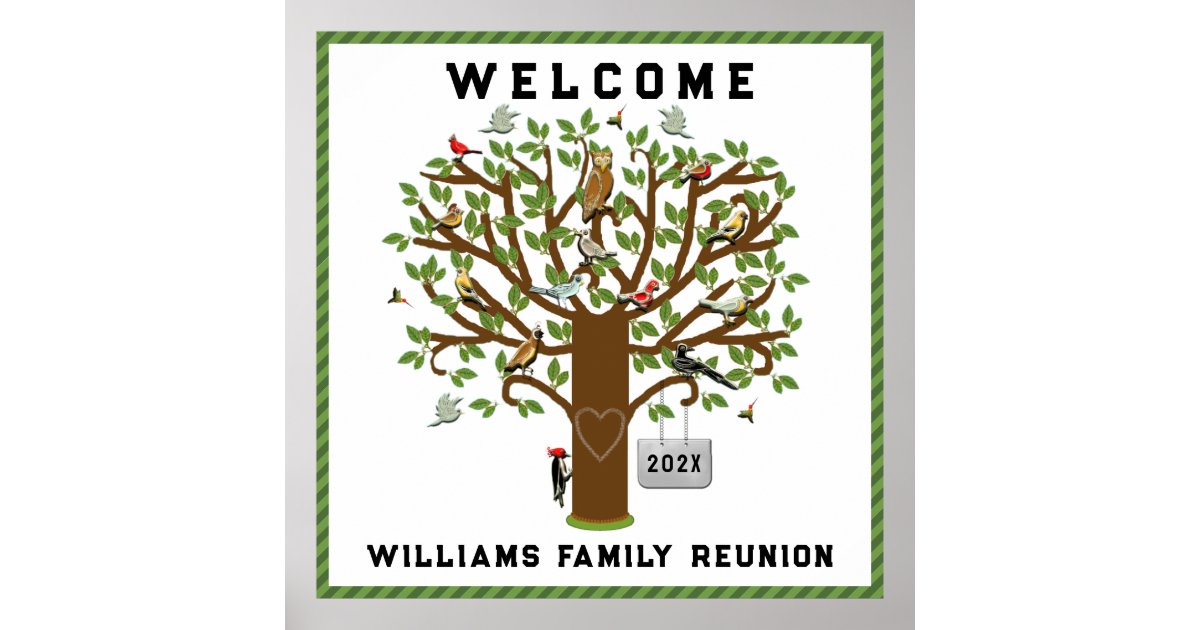 Reunion Welcome Poster | Zazzle