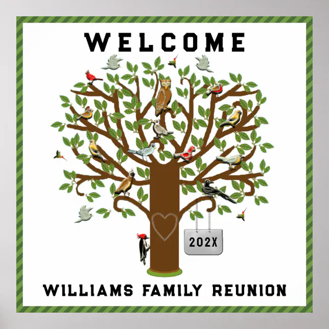 Reunion Welcome Poster | Zazzle