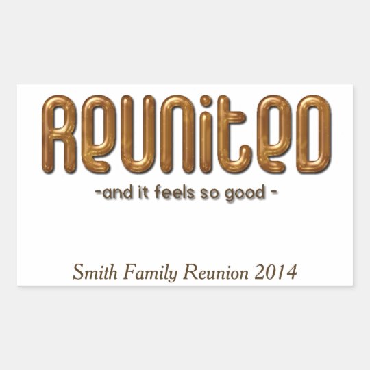 Name Tags For Family Reunion Stickers | Zazzle