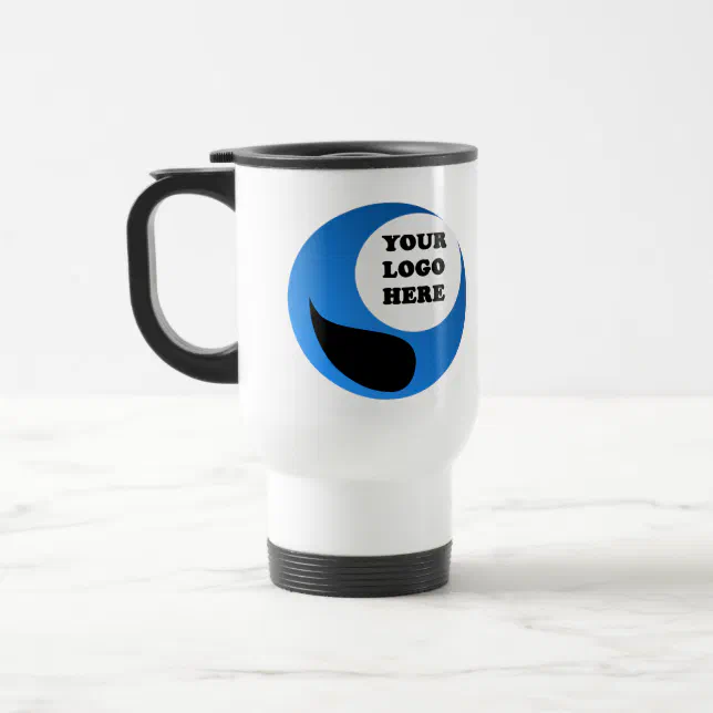Reusable Coffee Cup With Company Logo | Zazzle