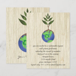 ReUse ReDuce ReCycle Invitation | Zazzle
