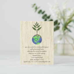 ReUse ReDuce ReCycle Invitation | Zazzle