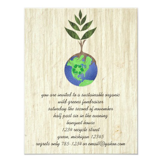 ReUse ReDuce ReCycle Invitation | Zazzle.com