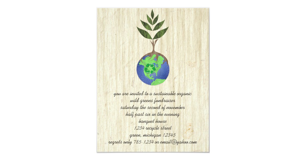 ReUse ReDuce ReCycle Invitation | Zazzle.com