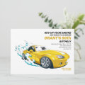 Rev Up Your Engine Birthday Invitation | Zazzle