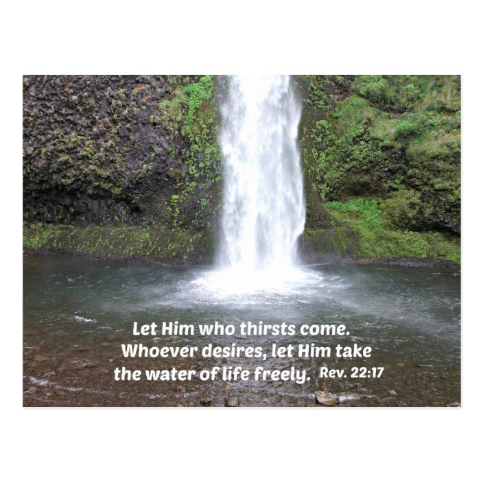 Revelation 22:17 postcard | Zazzle.com